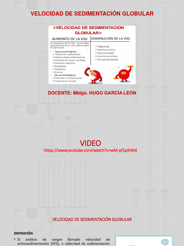 Velocidad De Sedimentación Globular Pdf Especialidades Medicas