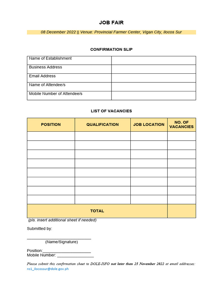 Confirmation Slip 12 08 | PDF