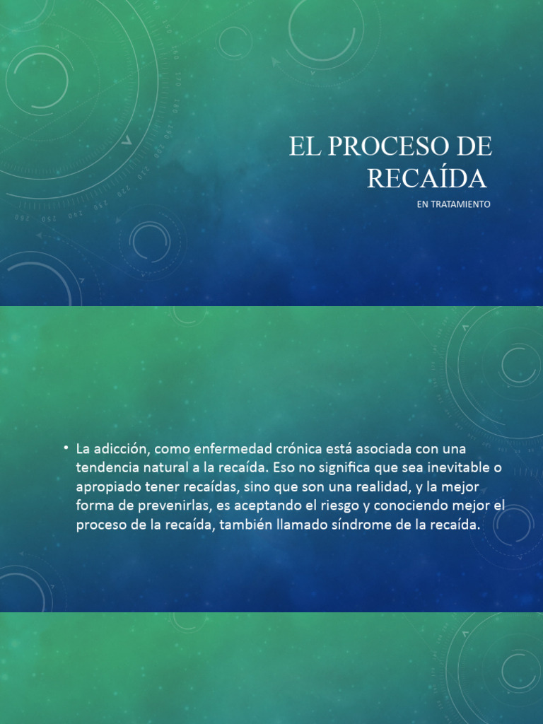 El proceso de recaída | PDF | Comportamiento | Medicina CLINICA