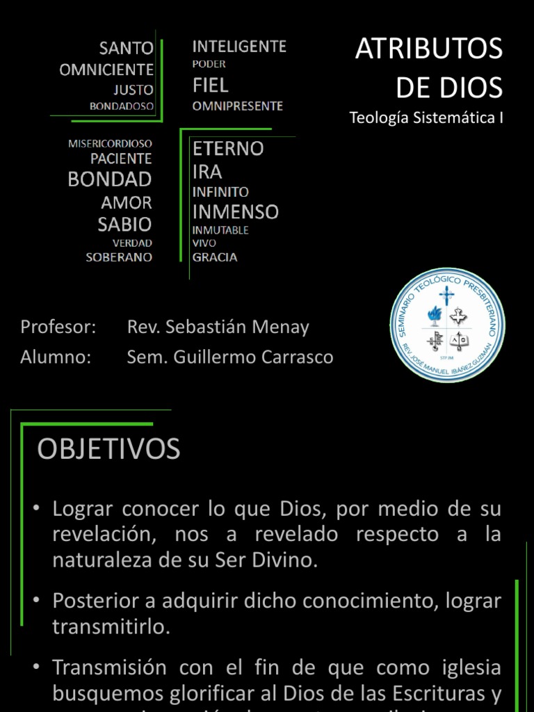 Atributos de Dios | PDF | Dios | Soberanía