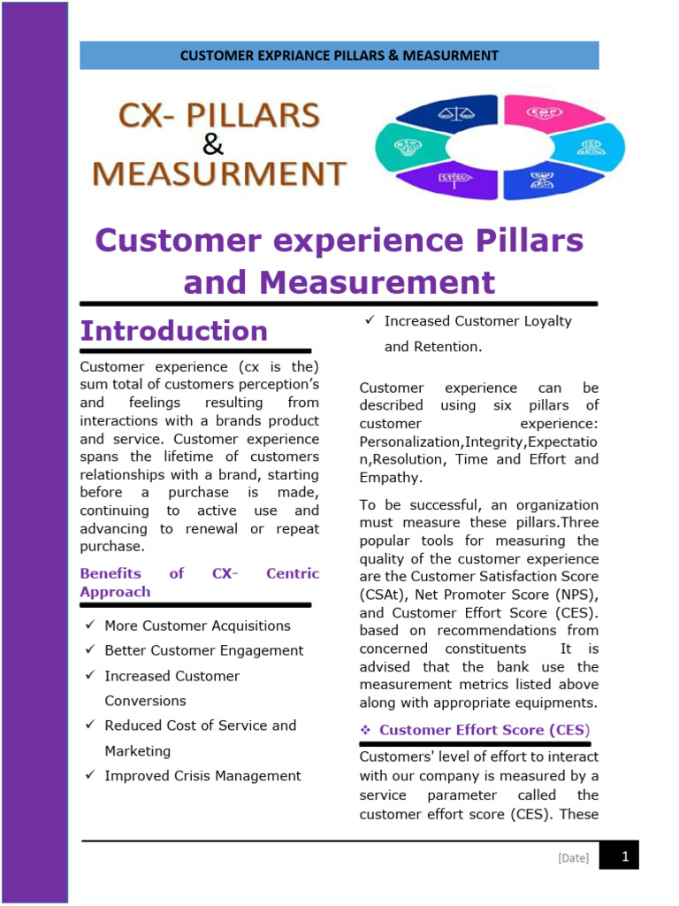 Six Pillars of Customer Experience | PDF | Empathy | Customer Experience