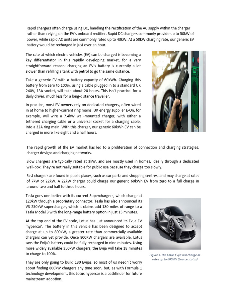Rapid Chargers Often Charge Using DC | PDF | Battery Charger | Power ...