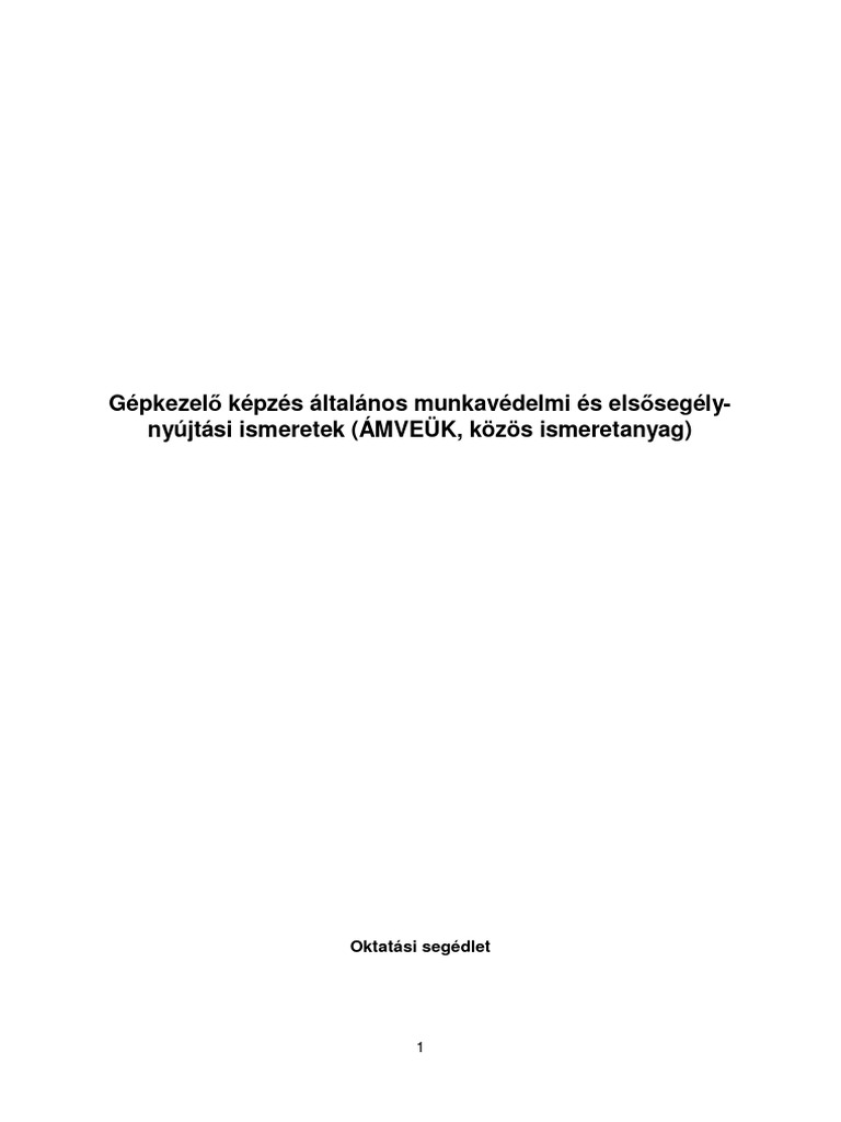 PDF Ált MV Ism Tét Kész | PDF