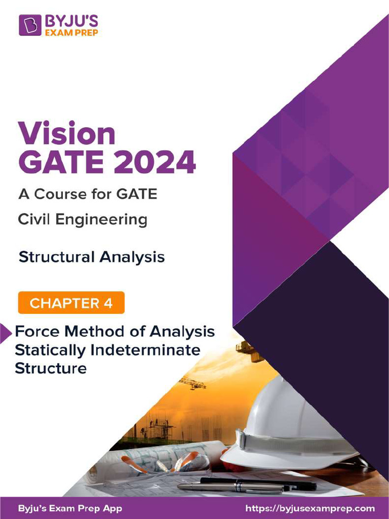 Chapter 4 Force Method of Analysis Statically Indeterminate Structure 731688469609799 | PDF ...