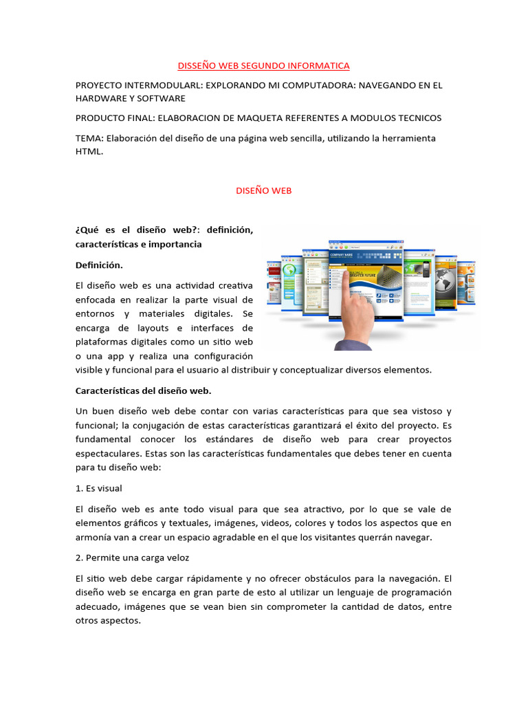 Proyecto Inter | PDF | Diseño web | Red mundial