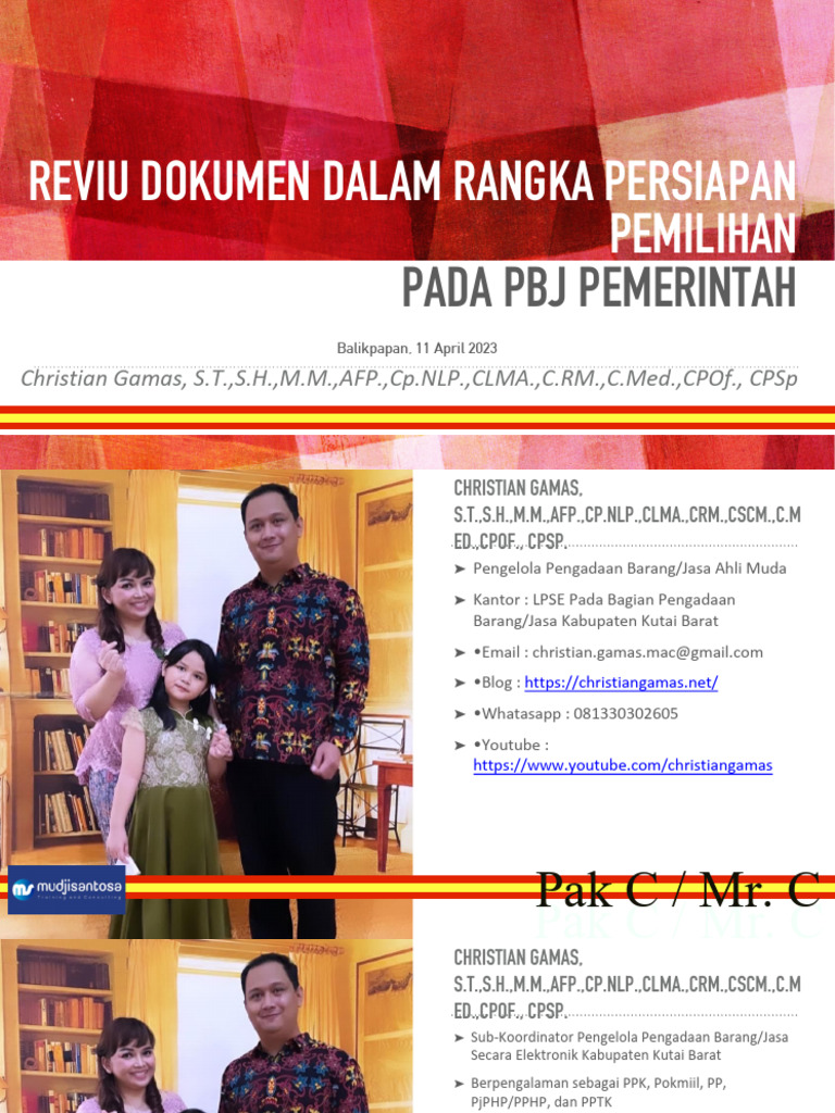 Panduan Reviu Dokumen Pengadaan Pemerintah | PDF