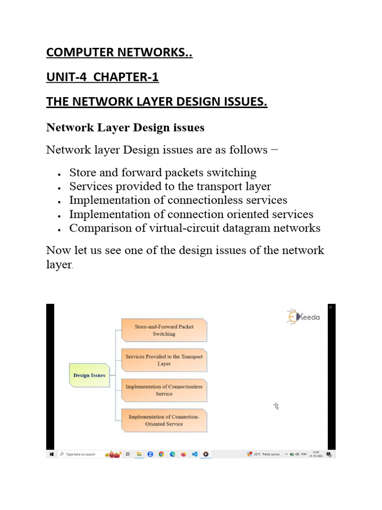 Unit-4 CN Material | PDF | Routing | Internet Protocols Unit-4 CN Material | PDF | Routing | Internet Protocols