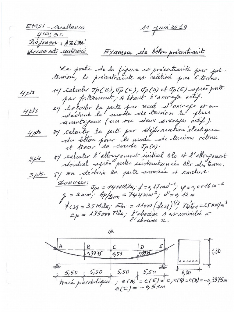 4GC Béton Précontraint | PDF