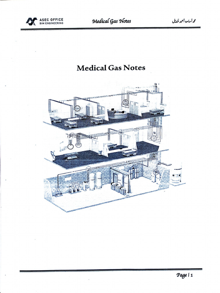Medical Gas Notes - 8 Pages | PDF
