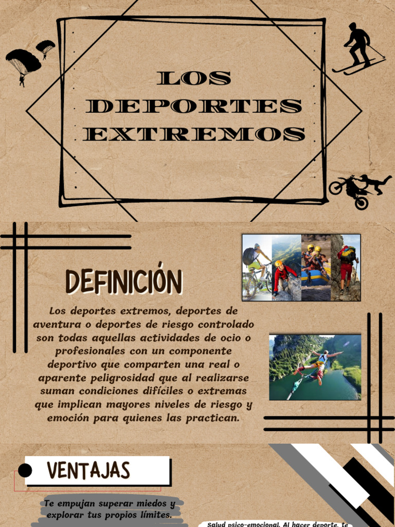 Deportes Extremos: Riesgos y Beneficios | PDF | Deportes | Las emociones