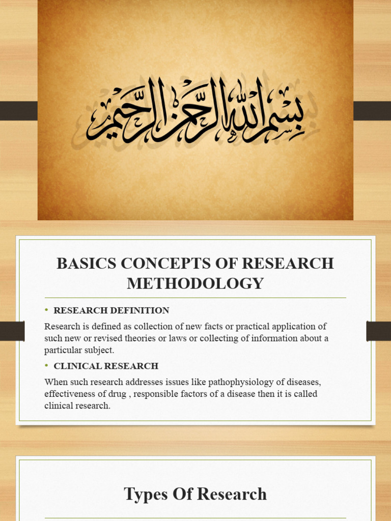 Basic Concepts of Research Methodology | PDF | Methodology | Sampling (Statistics)