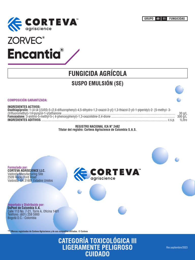 Zorvec Encantia - Col - Etiqueta Web - Sep 21 2023 | PDF | Agua | Alimentos