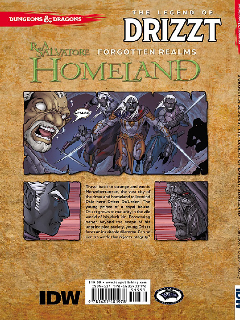 01.) Drizzt Homeland R.A. Salvatore | PDF