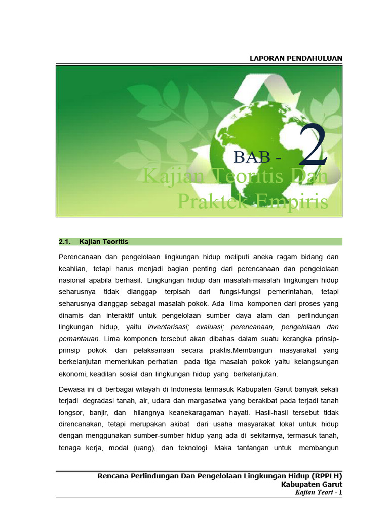 Bab 2 Kajian Teoritis Dan Praktek Empiris | PDF