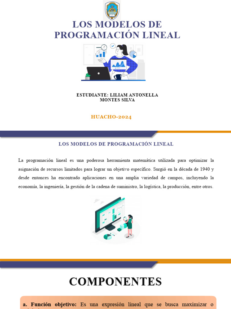 Modelos de Programación Lineal: Guía Completa | PDF | Programación ...