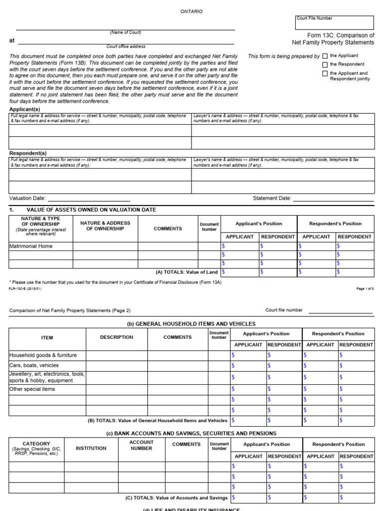 Form 13c-E (Precedent Sample) | PDF | Valuation (Finance) | Insurance