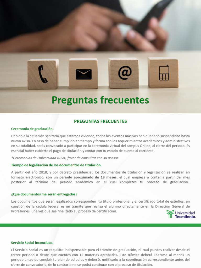 Preguntas Frecuentes Titulación | PDF | Certificado de nacimiento