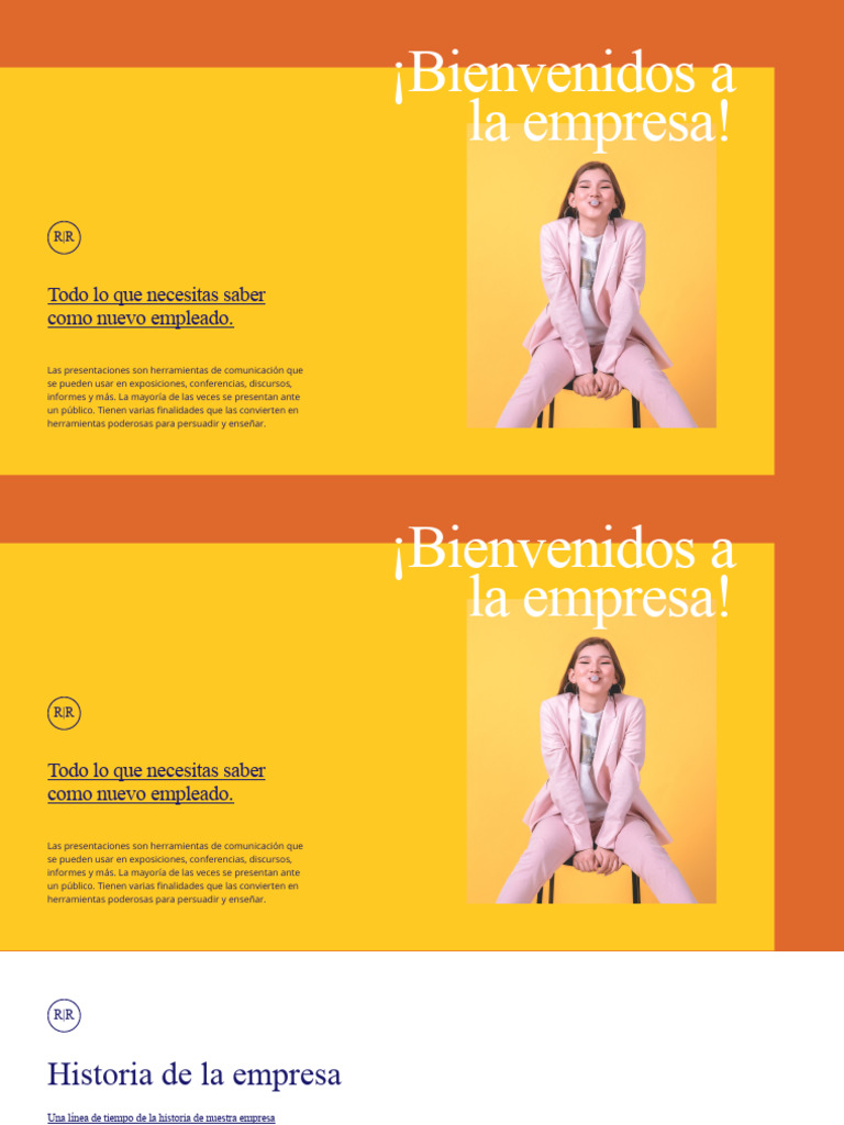 Bienvenido a la empresa | PDF
