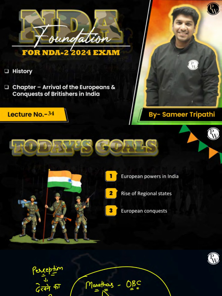 History 34 - Class Notes - NDA Foundation | PDF