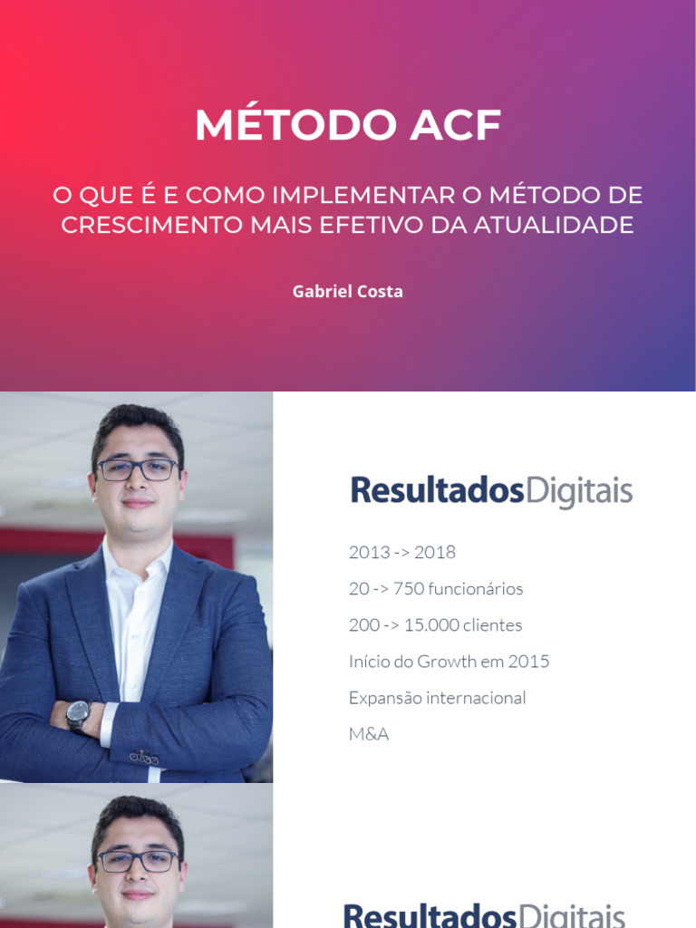 04 - Gabriel Costa - Método ACF | PDF | Marketing | Vantagem competitiva