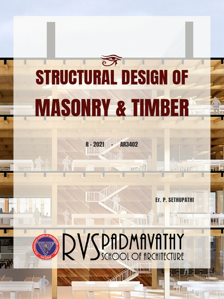 0-Structural Design of Masonry & Timber | PDF | Weathering | Soil