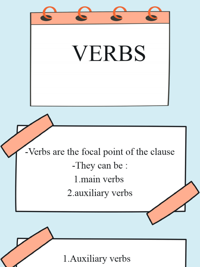 VERBS-1 | PDF | Verb | Grammatical Tense