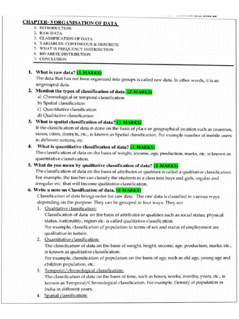 Chapter 3 Statistics For Economics Pdf