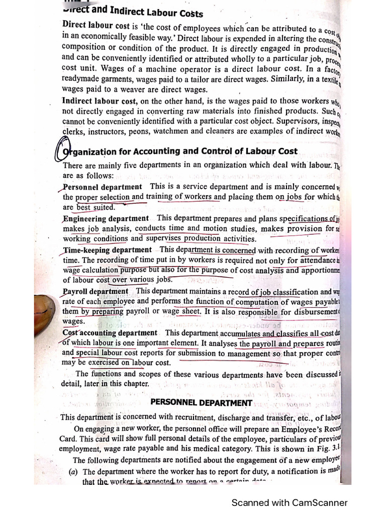 Unit 2 Labour Cost Overheads Pdf