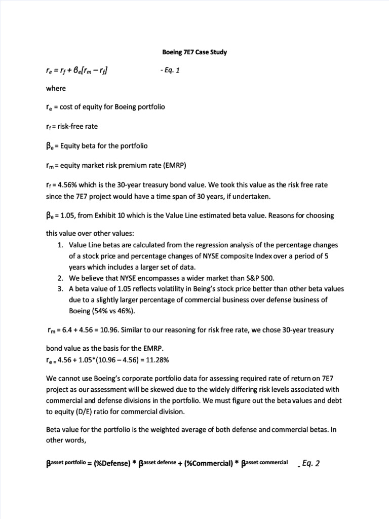 PDF Boeing 7e7 Case Study Compress | PDF