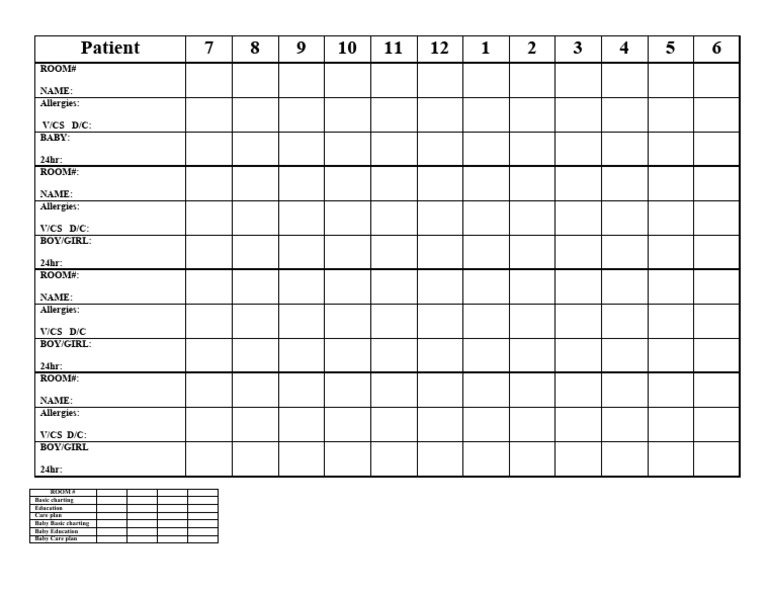 Updated Patient Planning Chart | PDF