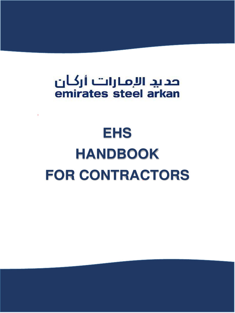 EHS Handbook for Contractors 2022 | PDF | Fires | Firefighting