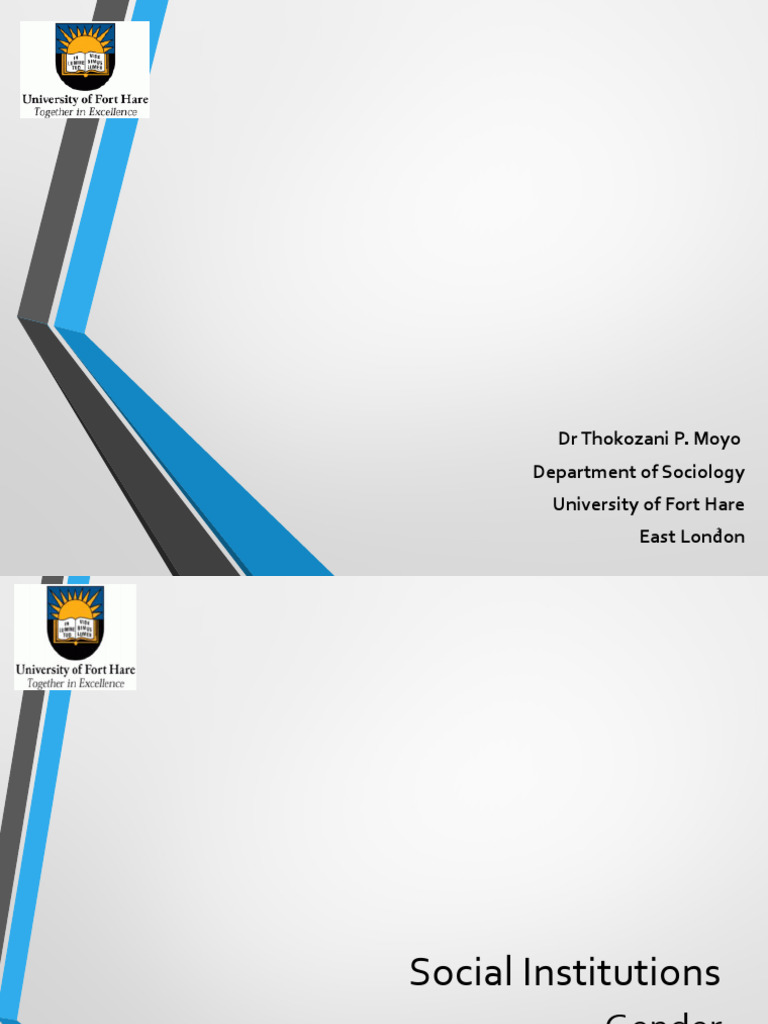 Lecture 1 Gender Introduction Pdf Sociology Gender