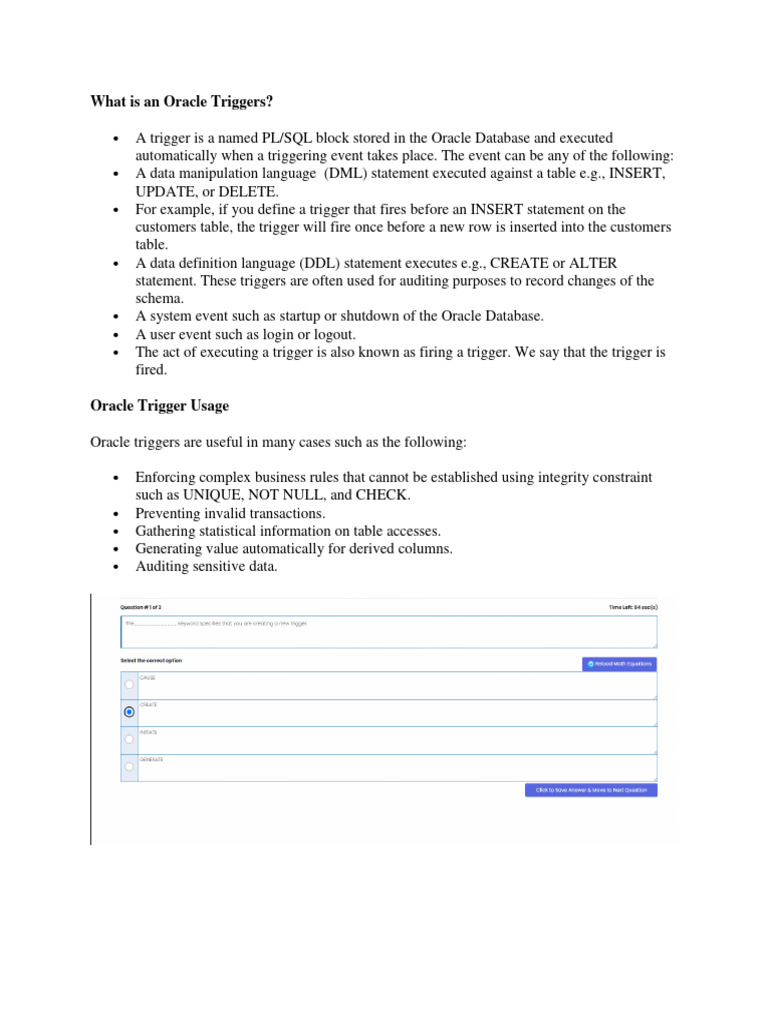 CS409 Final Term Handouts - MCQS Part 2 | PDF | Databases | Information Technology