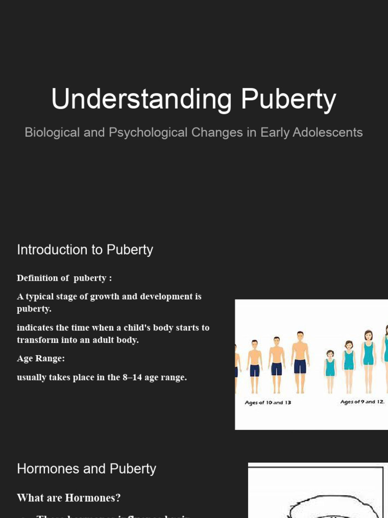 Puberty Powerpoint | PDF | Puberty | Adolescence