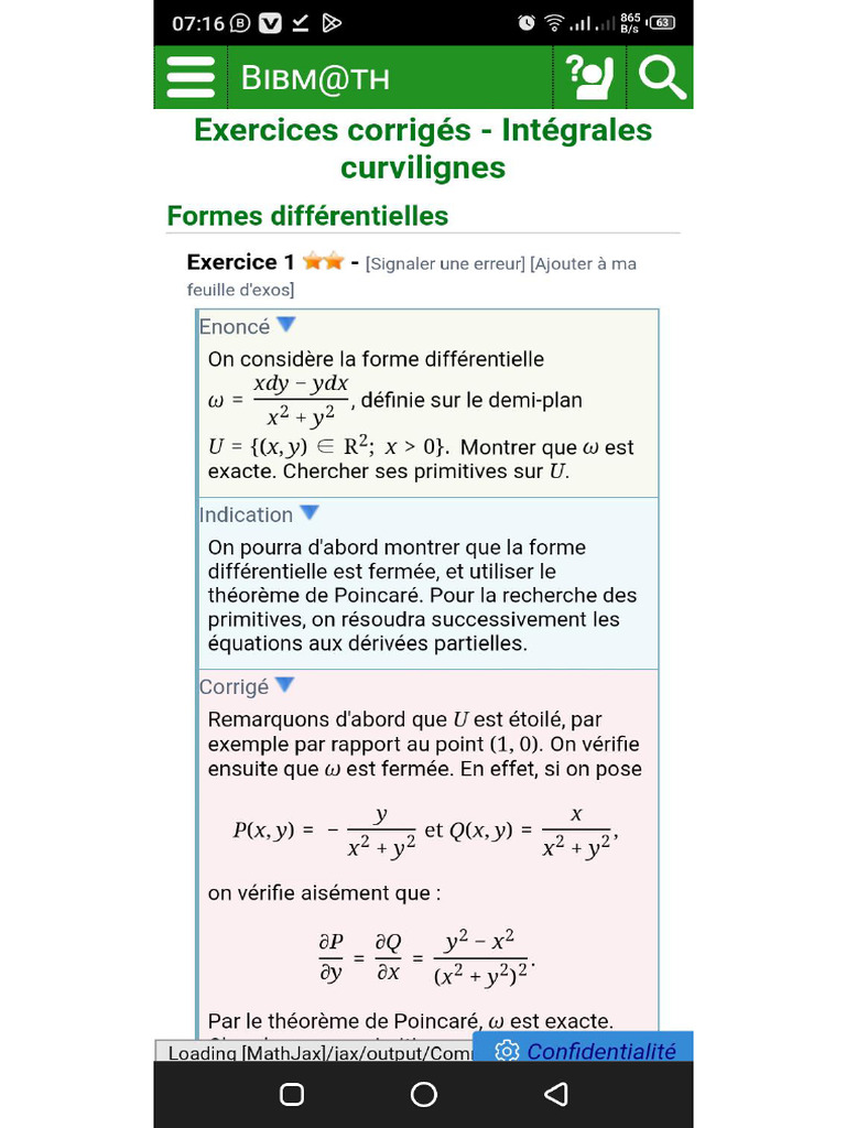 Exercice Corrige de Mat223 | PDF