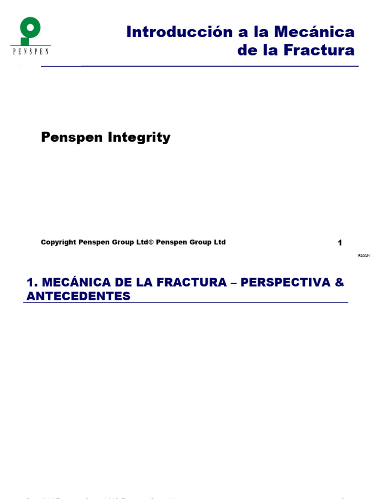 Chapter 2 F Lecture - Fracture Mechanics (Spanish Rev 2) | PDF | Fractura | Deformación (ingeniería)