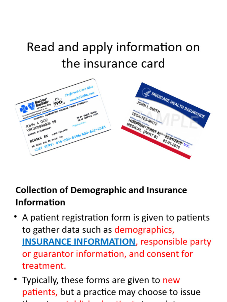 Analyzing Insurance Cards Day 2 | PDF | Service Industries | Public ...