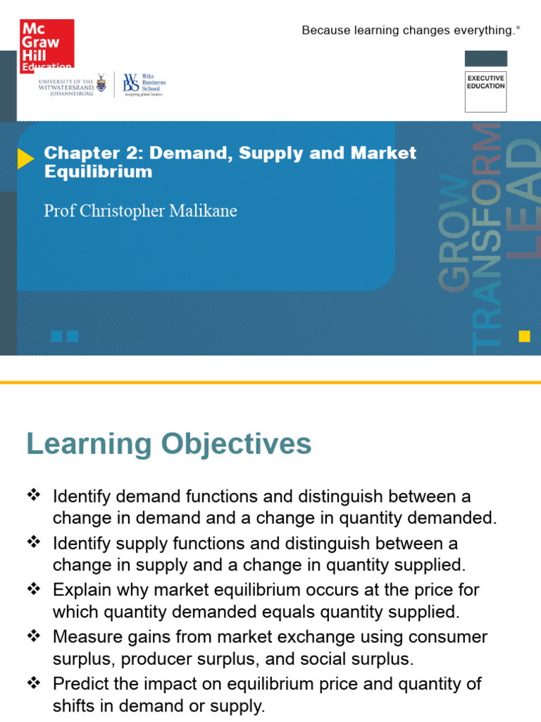 Chapter 2 Thomas 13e | PDF | Demand | Supply (Economics)