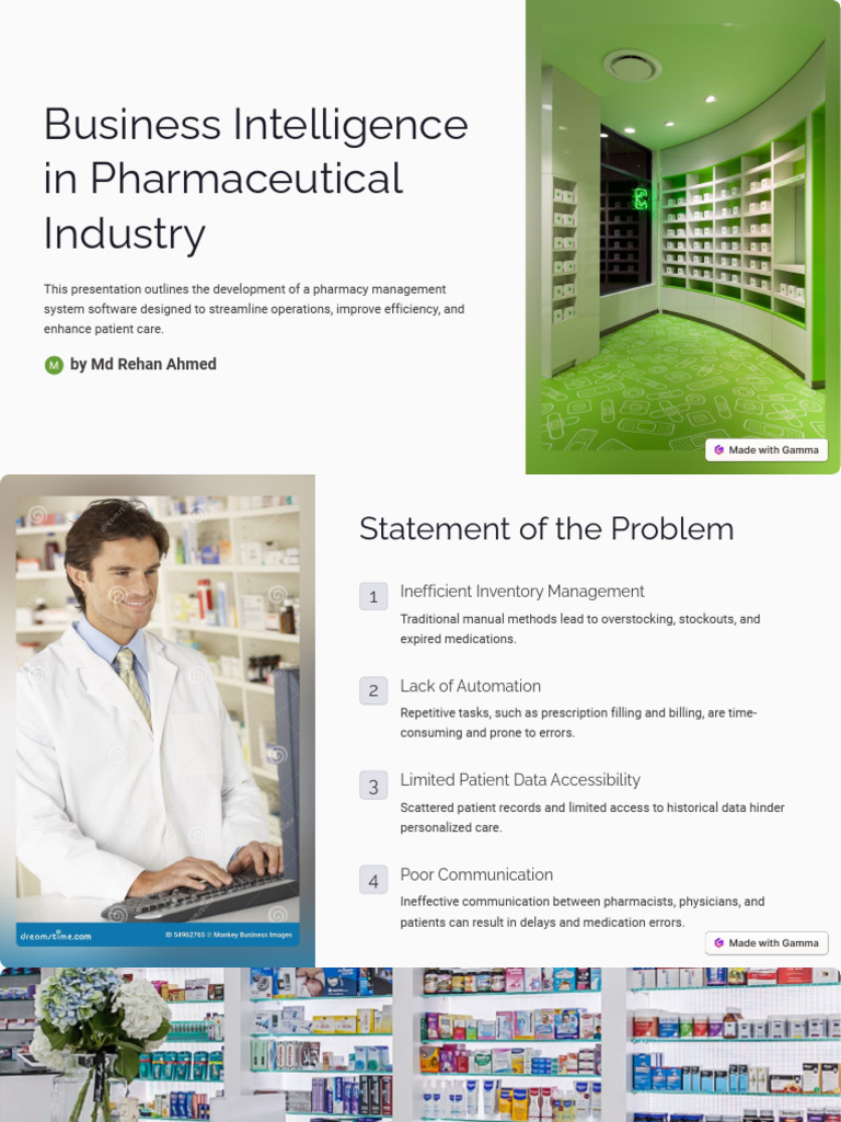 Business Intelligence in Pharmaceutical Industry | PDF | Statistics | Pharmacy
