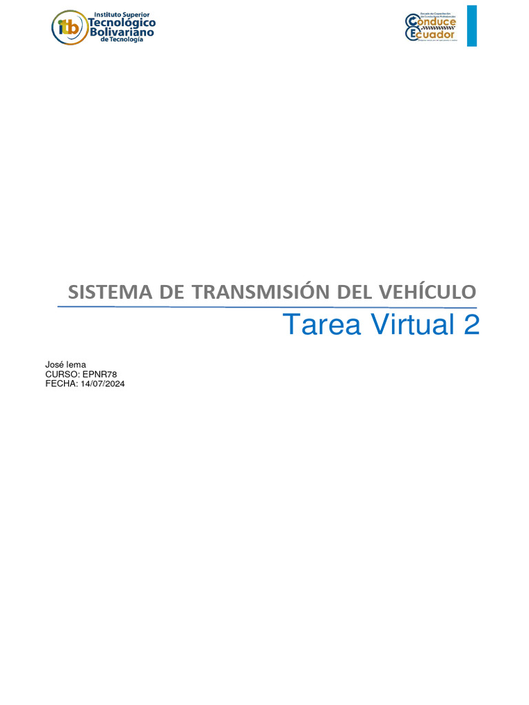 Jose Lema M.C.B 2 | PDF | Embrague | Engranaje