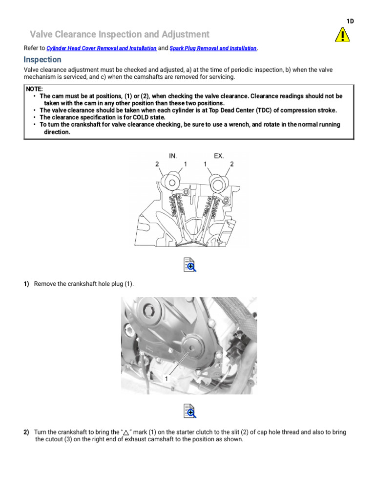 Valva Adjustmen GSXR 1000 l7 | PDF | Mechanical Engineering | Rotating ...