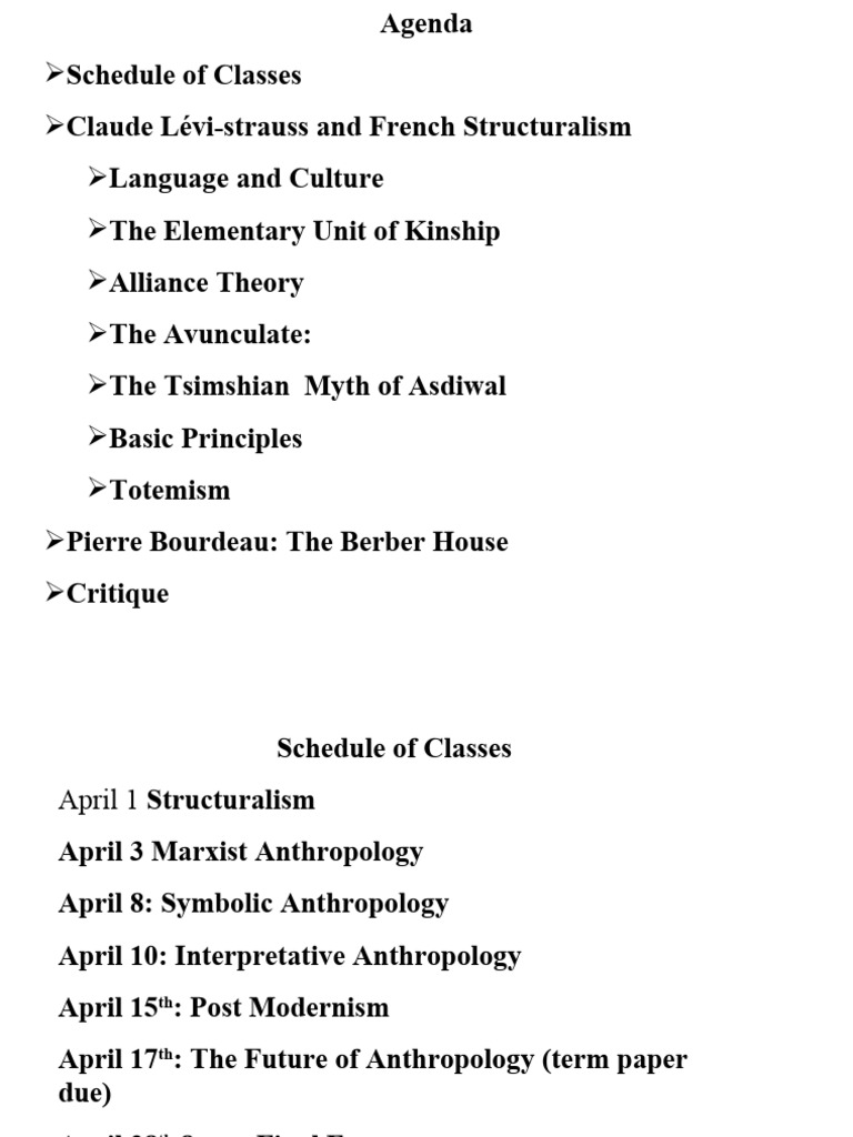 Structuralism in Anthropology Overview | PDF | Liberal Arts Education