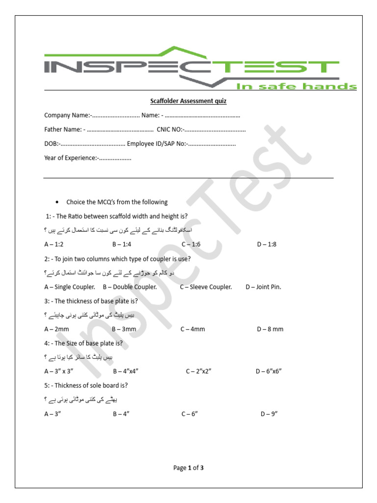 Assessment Scaffolders - IPL | PDF