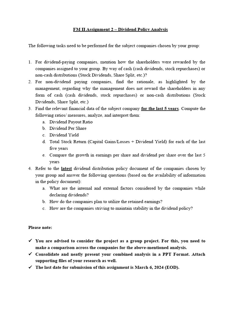 Assignment 2 - Guidelines | PDF