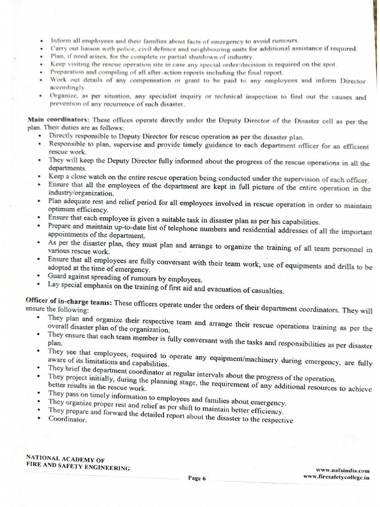Safety Coordinator | PDF