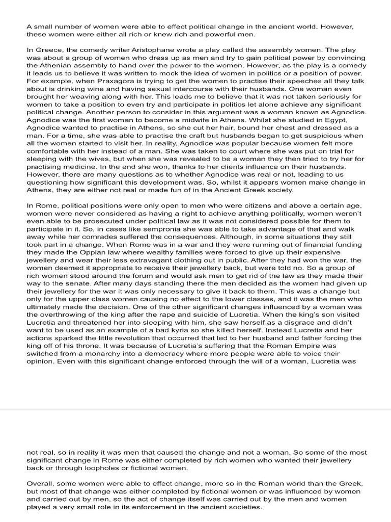 Classics Essay Revised | PDF