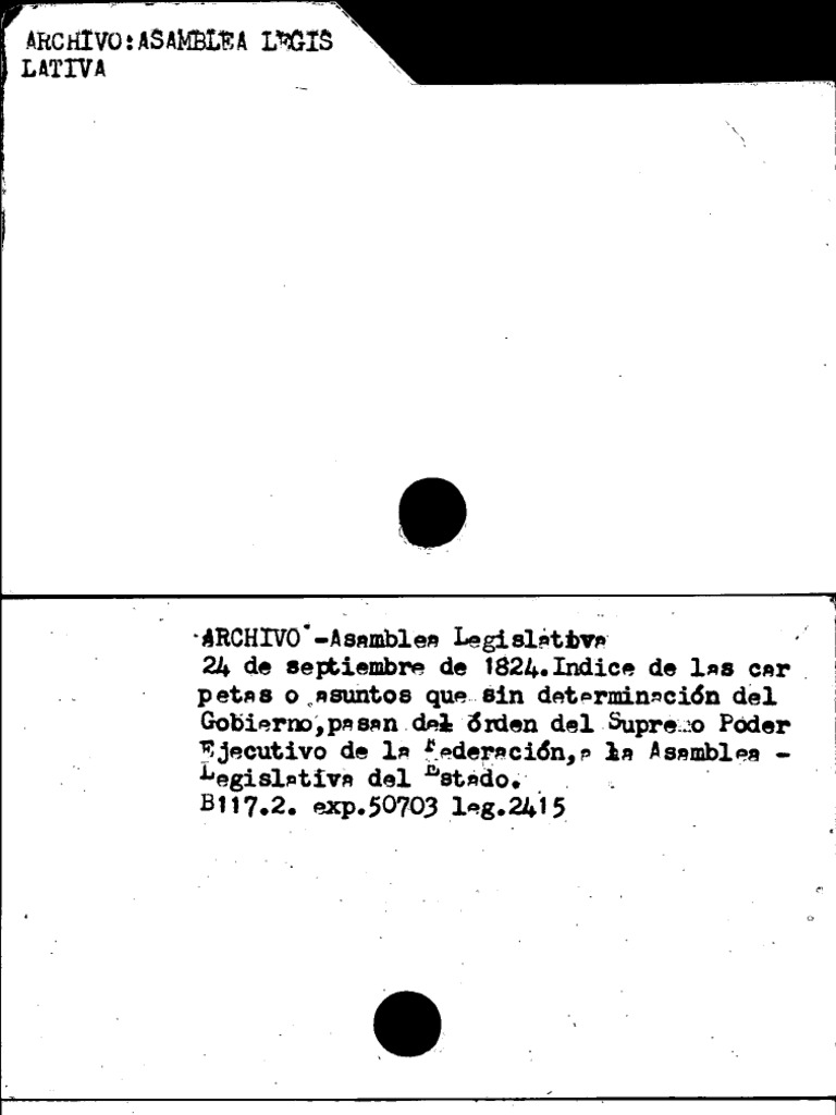 Asamblea Legislativa en El AGCA 1824 | PDF