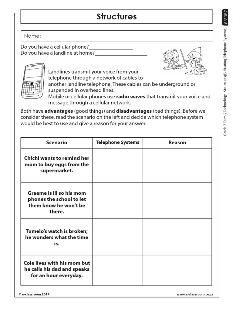 Grade 7 Technology: Evaluating Phones | PDF | Telephone | Mobile Phones