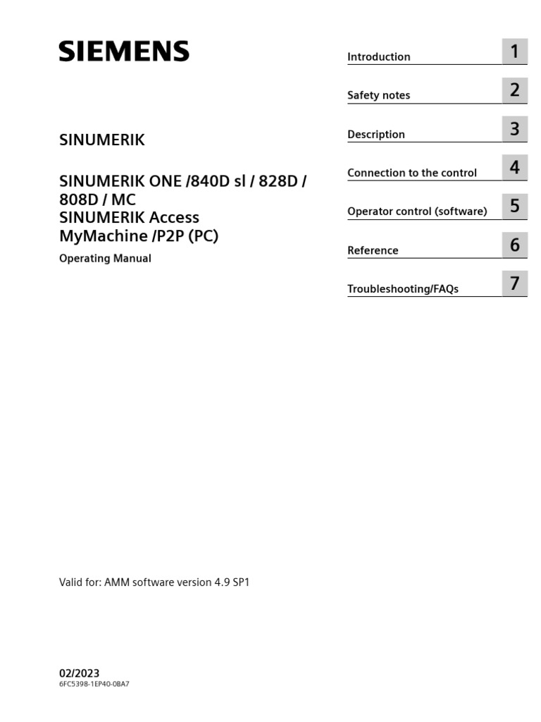 ONE 840Dsl 828D 808D MC AMM Op Man 0223 en-US | PDF | Peer To Peer | Computer File