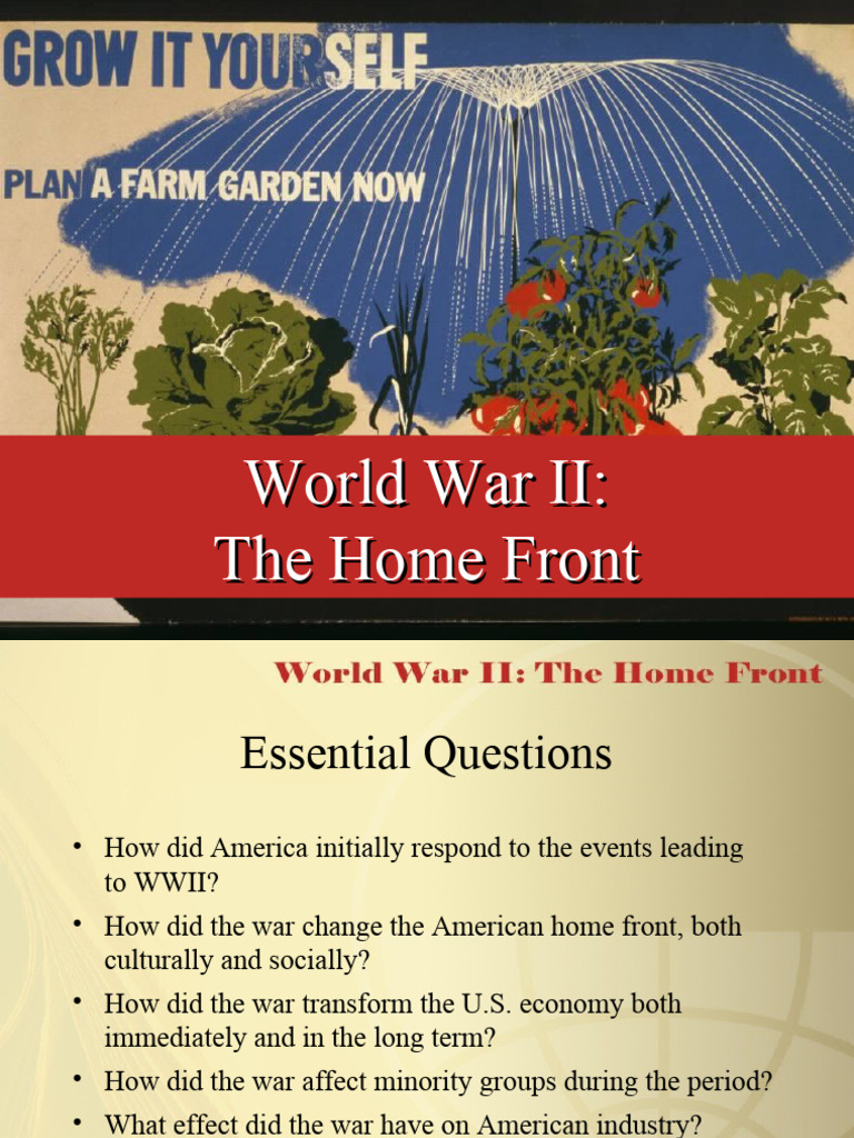 World War II Summary 1 | PDF | Internment Of Japanese Americans | Rationing